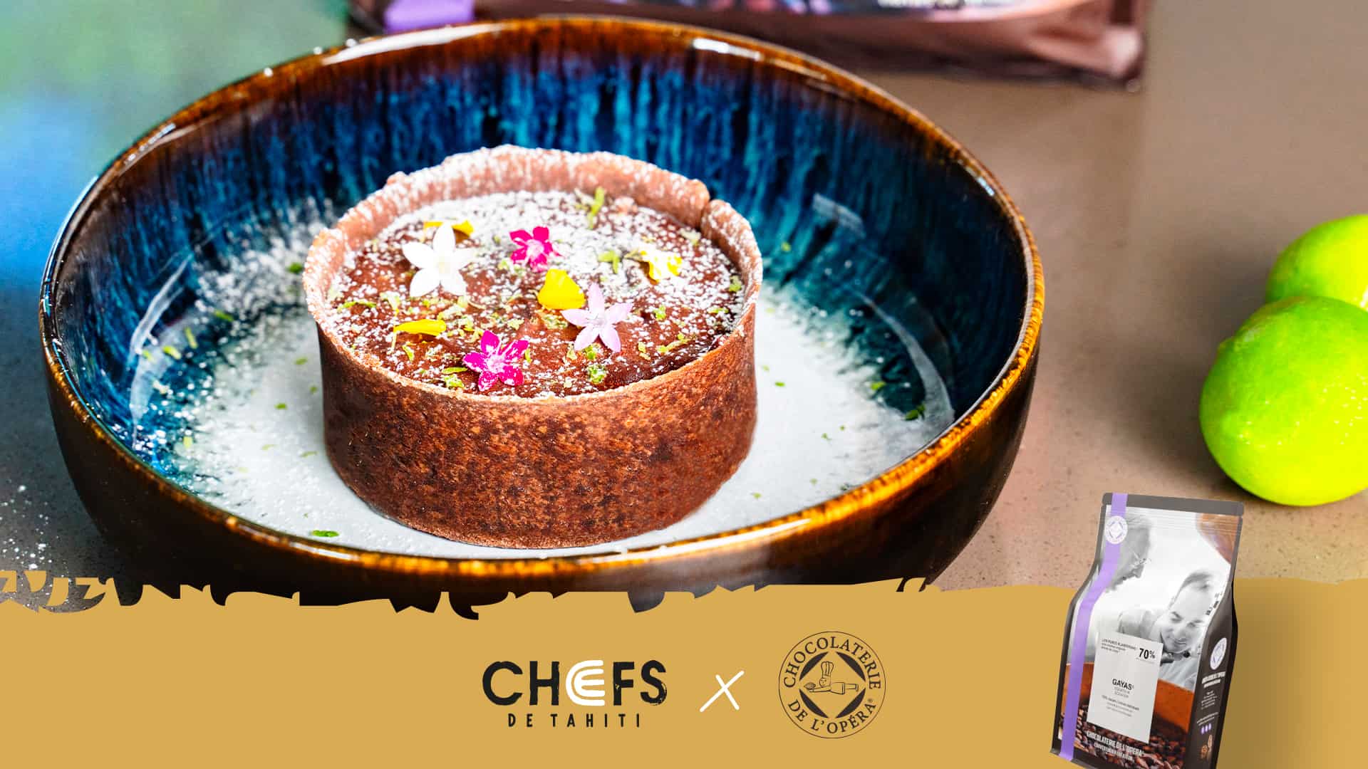 Chocolate pie - Chefs de Tahiti